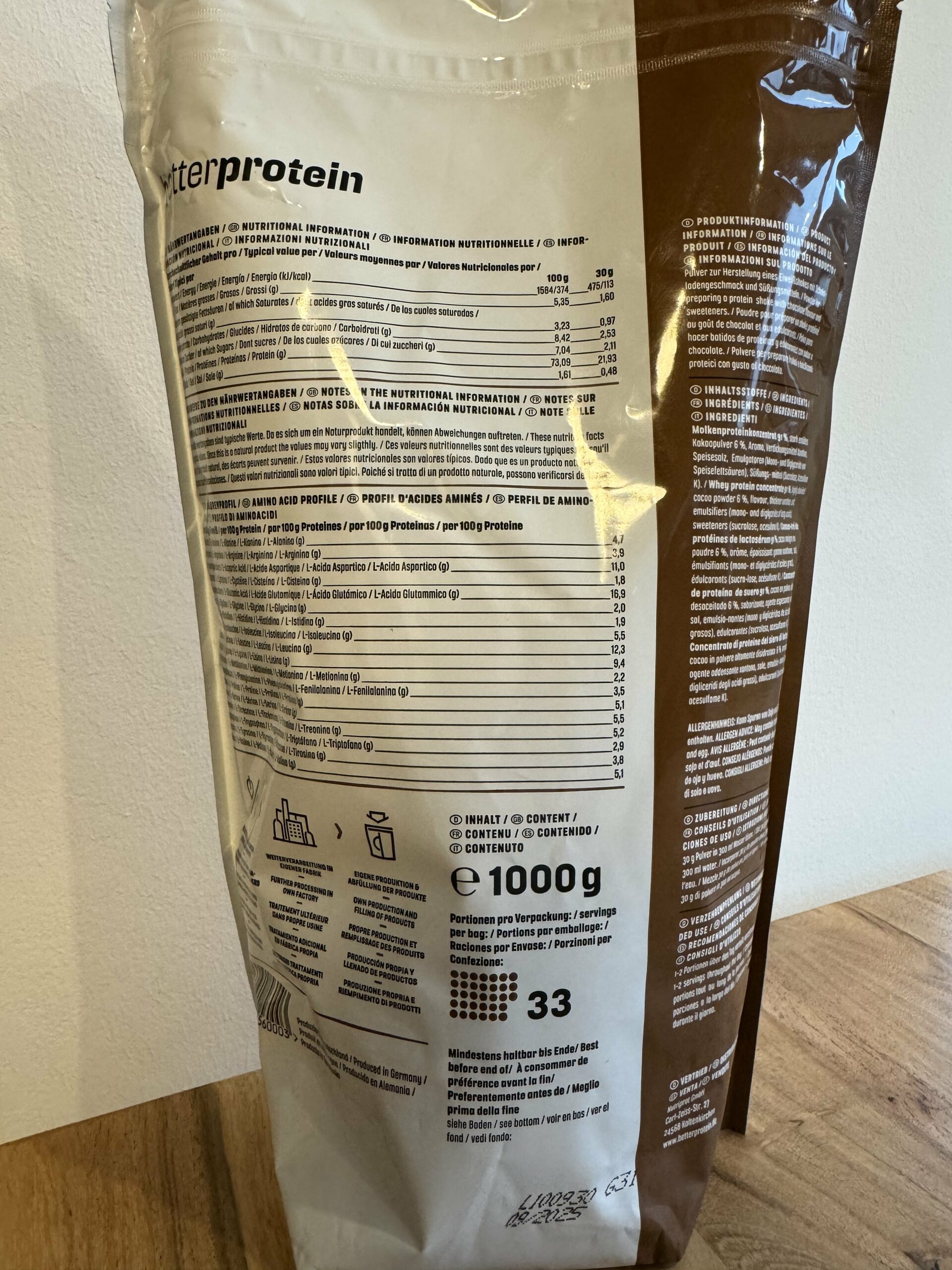 betterprotein Whey Protein Test - fitnetic