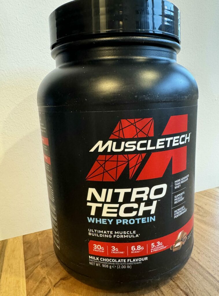 MuscleTech Nitro Tech Whey Test - fitnetic